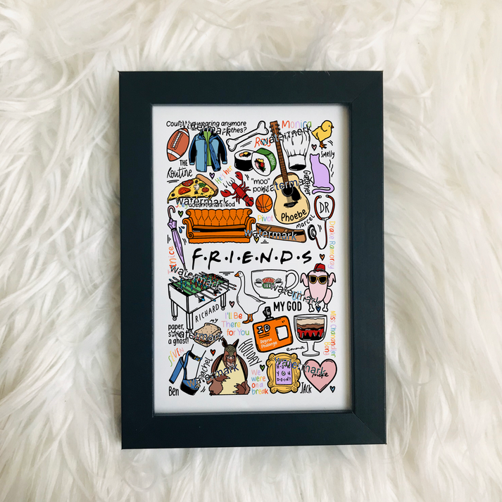 Friends TV show print – DestinyMayDesign